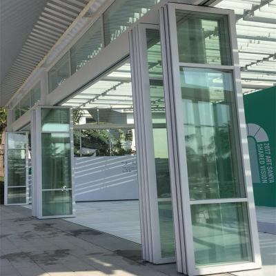 China Folding Glass Movable Partition Wall Active Sliding Aluminium With Partition Belt Mobile Partition Wall For Lobby Aisle for sale