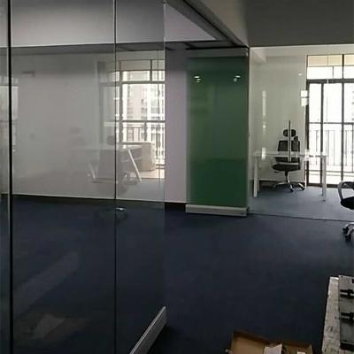 China Movable Partition Walls Tempered Glass Partition Without Aluminum Retractable Partition Wall For Bangladesh for sale