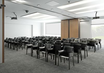 中国 MDFのアルミニウム フレームの会議場のための移動可能な隔壁の木製のディバイダー 販売のため