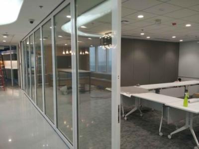 Cina Divisore in vetro scorrevole di vetro del bagno dei muri divisori dell'ufficio per auditorium in vendita