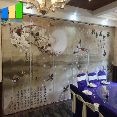Cina Divisioni del fono assorbente che fanno scorrere le componenti mobili dell'alluminio del muro divisorio del ristorante in vendita