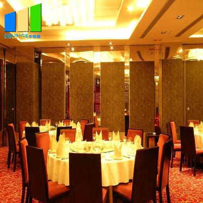 Cina Portello scorrevole di alluminio della galleria del ristorante acustico dei divisori 5 anni di garanzia in vendita