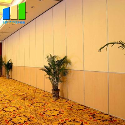 China Folding Door Rails Acoustic Room Dividers Noise Reduction Aluminium Partition Wall for sale