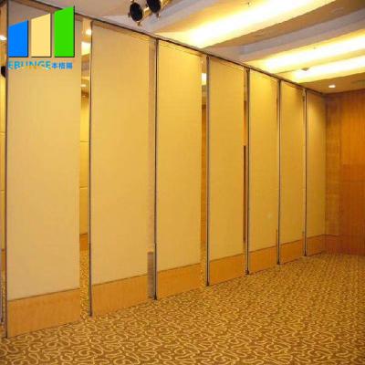 China Folding Door Rails Acoustic Room Dividers Noise Reduction Aluminium Partition Wall for sale