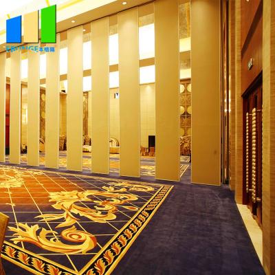 China Folding Door Rails Acoustic Room Dividers Noise Reduction Aluminium Partition Wall for sale