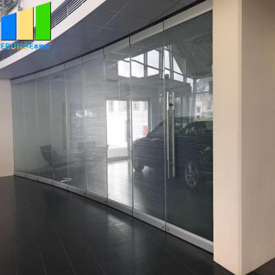 Cina Stile moderno che fa scorrere le porte di vetro pieganti Frameless mobili dei muri divisori in vendita