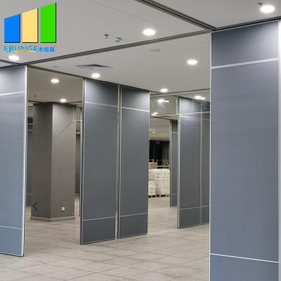 China Modern Movable Partition Walls Retractable Screen Room Divider Sliding Hall And Dining Room Partition For Exhibition for sale