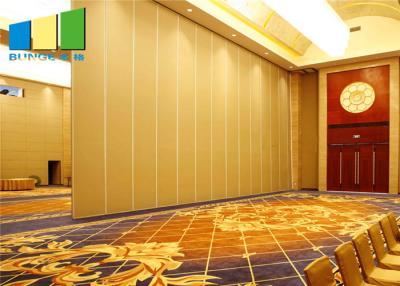 China Foldable Operable Partition Walls Acoustic Hotel Meeting Dividers Sound Proof Movable Wall for sale