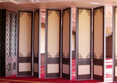 Китай Складывая рассекатель комнаты стен раздела с украшениями крышки МДФ ткани трудными для ресторана продается