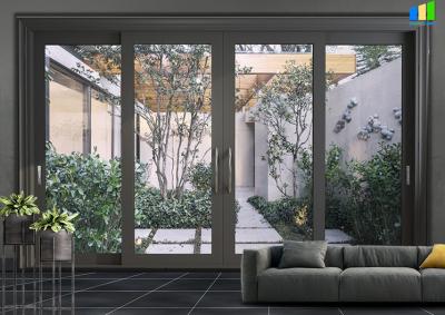 China De Geluiddichte Dubbele Verglaasde Schuifdeuren van het bureauglas voor Zaal Te koop
