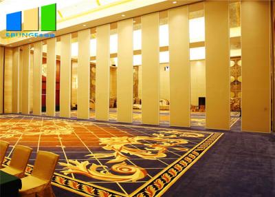 China Hotel Room Divider Folding Door Divider Customized Color Movable Partition Wall For Interior Design for sale