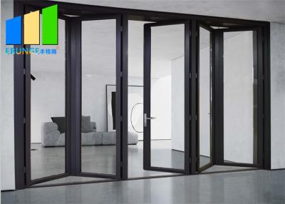 Cina Il doppio di alluminio della porta piegante ha temperato la porta di fisarmonica di vetro per la veranda in vendita