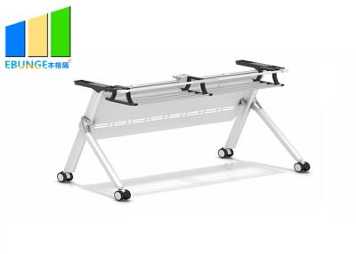 China School College Study Desks Training Room Stackable Tables With Castors for sale