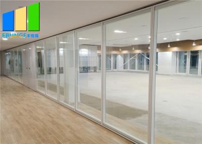 China Binnenlandse Zaal van het het Kader Enige Glas van het Verdeleraluminium de Verdelingsmuur voor Bureauvergaderzaal Te koop