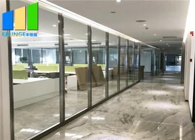 China Binnenlandse Zaal van het het Kader Enige Glas van het Verdeleraluminium de Verdelingsmuur voor Bureauvergaderzaal Te koop