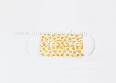 China SPUNLACE SURGICAL FACE MASK WITH ELASTIC, 45+20+25g/sq.m for sale