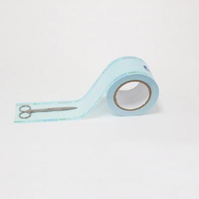 China Heat-sealing Gusseted Sterilization Pouch,Size 75mmx100m to 400mmx100m for sale