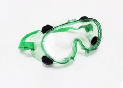 China Green Safety Goggle with 4-Vents (Eye Protection) to Prevent Dust, Scratch, Splashing and Impact for sale