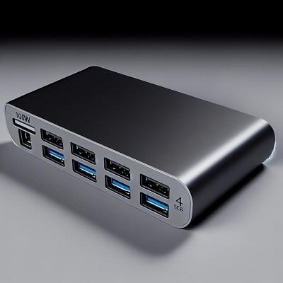 중국 맥북 서피스 프로용 USB 3.0 포트 4개와 함께 100W USB C 허브 판매용