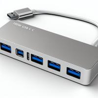 China Connector Mutilfunction HUB Multiple USB C Hub for Charging Data Transfer 2.4 Ounces for sale