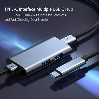 China TYPE-C Interface Multiple USB C Hub 2.4 Ounces for Seamless and Fast Charging Data Transfer for sale