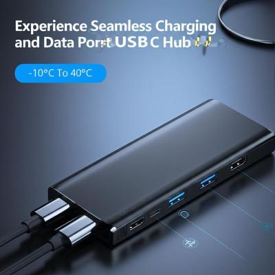 China Experience Seamless Charging and Data Transfer with Multiple Port USB C Hub in -10°C To 40°C for sale