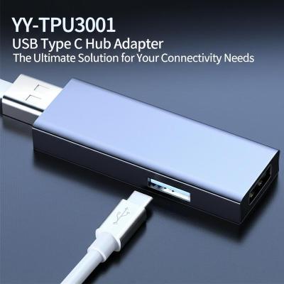 China YY-TPU3001 USB Type C Hub Adapter The Ultimate Solution for Your Connectivity Needs for sale