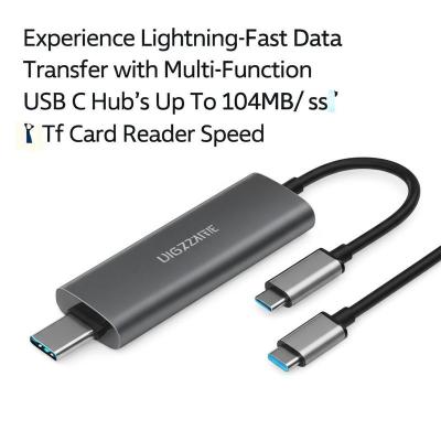 China Experience Lightning-Fast Data Transfer with Multi-Function USB C Hub's Up To 104MB/s Sd/Tf Card Reader Speed for sale