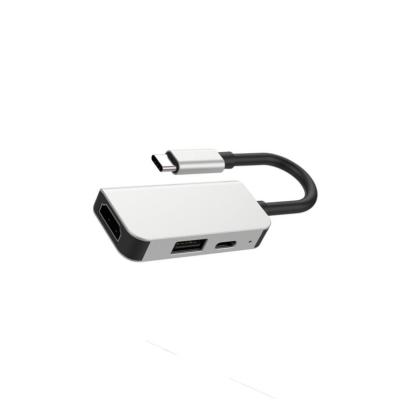 China 3 In 1 USB Type C Hub Type Multiport Docking Station for sale