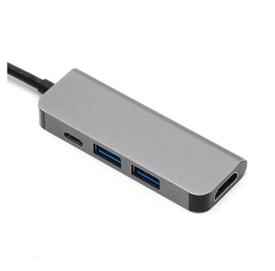 China PD Charging Notebook Computer CE ROHS 4 In 1 USB C Hub for sale