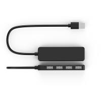 China Ultra Slim Desk Computer Powered 4 Port USB 2.0 Splitter for sale