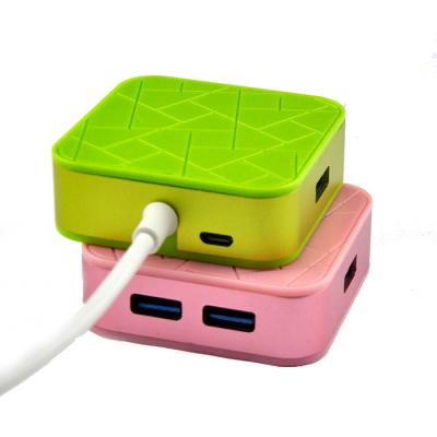 China 15 CM kabel SuperSpeed 4 in 1 USB 3.0 Hub 4 poort Te koop