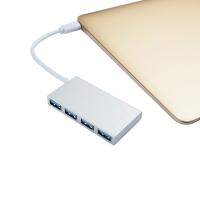 China 10 CM PC Computer 4 Port Superspeed Powered USB C Hub for sale