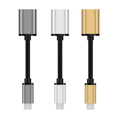 Cina Testa di metallo 5 Gbps USB C femmina a micro USB maschio Otg in vendita
