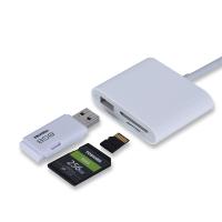 China SD TF Card Slot Lightning Adapter Cable for sale