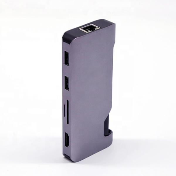 7 en 1 PD de charge câble caché station d'accueil USB C
