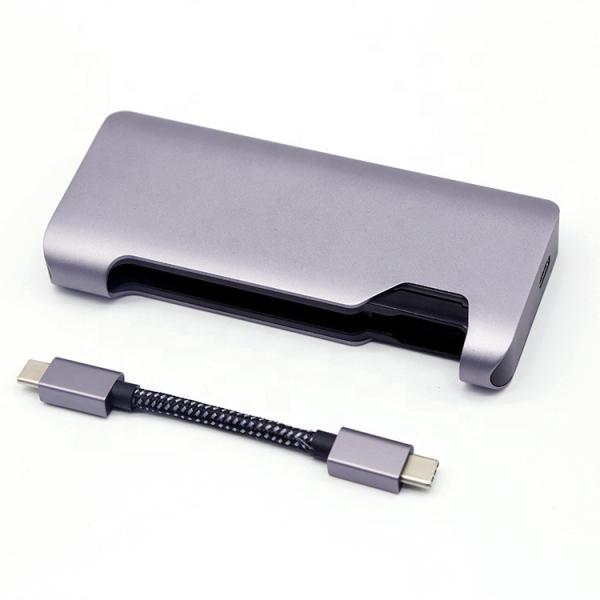 7 en 1 PD de charge câble caché station d'accueil USB C
