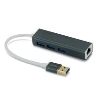 China RJ45 USB 3.0 Hub for sale
