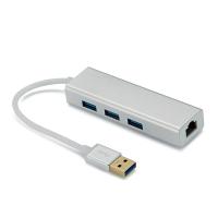 China RJ45 USB 3.0 Hub for sale