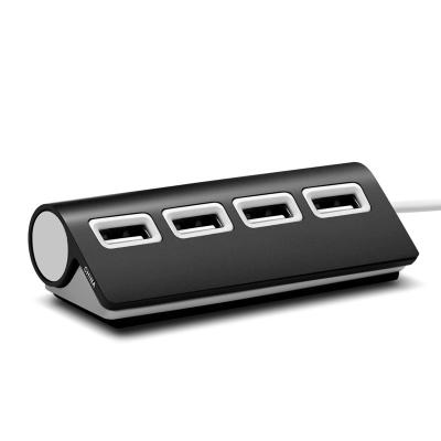 China PC Computadora de aleación de aluminio 4 puertos USB 2 Hub en venta