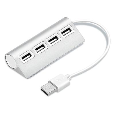 China PC Computadora de aleación de aluminio 4 puertos USB 2 Hub en venta