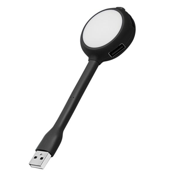 Curva in ogni angolo 4 porte USB 2.0 HUB con luce LED