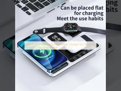 iPhone 15 14 13 12 11 Pro & Max シリーズ用の多機能ワイヤレス充電器