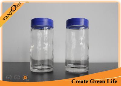 中国 注文 100ml シリンダー ガラス ソースはプラスチック シェーカーおよび帽子によって卸しでびん詰めにします 販売のため
