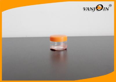 Cina Piccoli 7ML rimuovono il barattolo crema di plastica con il cappuccio, piccoli barattoli di plastica con i coperchi ecologici in vendita