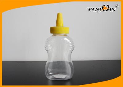 Cina BPA liberano i barattoli di plastica dell'alimento 350ml per stoccaggio dell'ape/barattolo di plastica del miele con il coperchio a vite in vendita