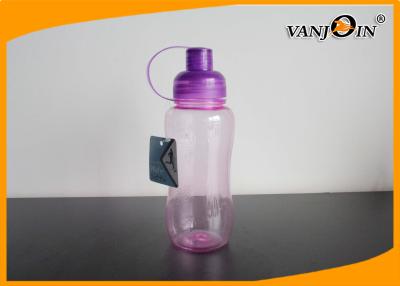 Cina BPA liberano le bottiglie di plastica vuote porpora della bevanda 550ml con i cappucci, sport che bevono le bottiglie in vendita