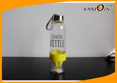 Cina La chiara bevanda di plastica del succo di frutta del limone di Infuser imbottiglia le bottiglie di plastica su ordinazione libere di BPA in vendita