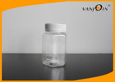 Cina i contenitori di alimento di plastica dell'ampio quadrato della bocca 400ML/barattolo di plastica di Candy per i chicchi di caffè si inceppano in vendita