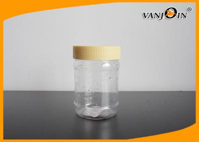 Cina il commestibile 350ML BPA LIBERA i barattoli di plastica dell'alimento, bocca del barattolo del burro di arachidi del miele dell'ANIMALE DOMESTICO ampia in vendita